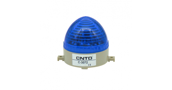 Φάρος μικρός LED strobe 12V DC 85χ75mm μπλέ IP40 C-3072 CNTD