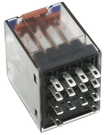 Relay μεσαίο 24V DC 6A 4pins SOLDER R4S PT570024 Tyco schrack