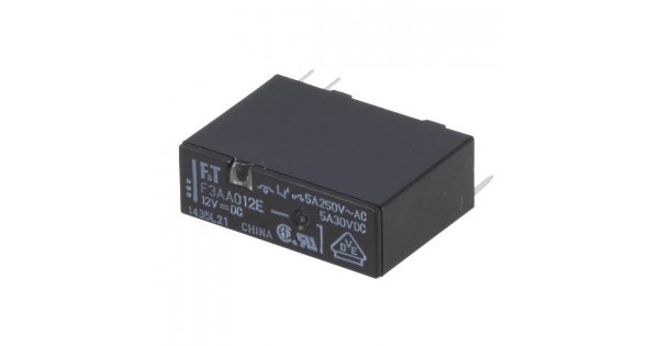 Relay mini 12V DC 5A 1Pin NO FTR-F3AA012E Fujitsu