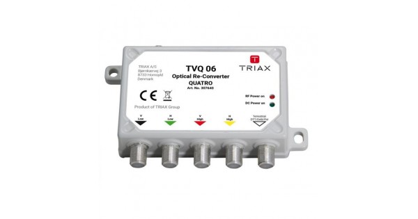 Mini optical Re-converter Quatro TVQ 06 TRIAX
