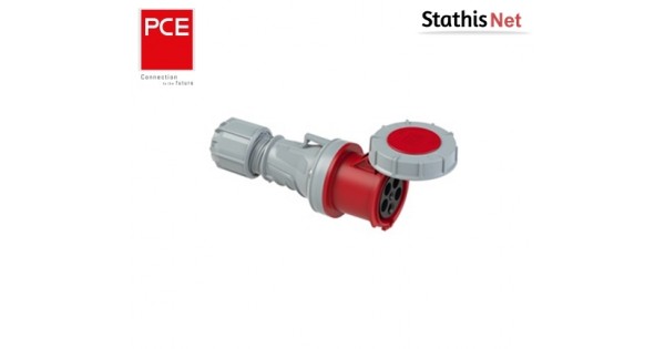 Φις ρεύματος βιομηχανικό θηλυκό προεκτάσεως 5pin 63A 400VAC IP67 235-6 PCE